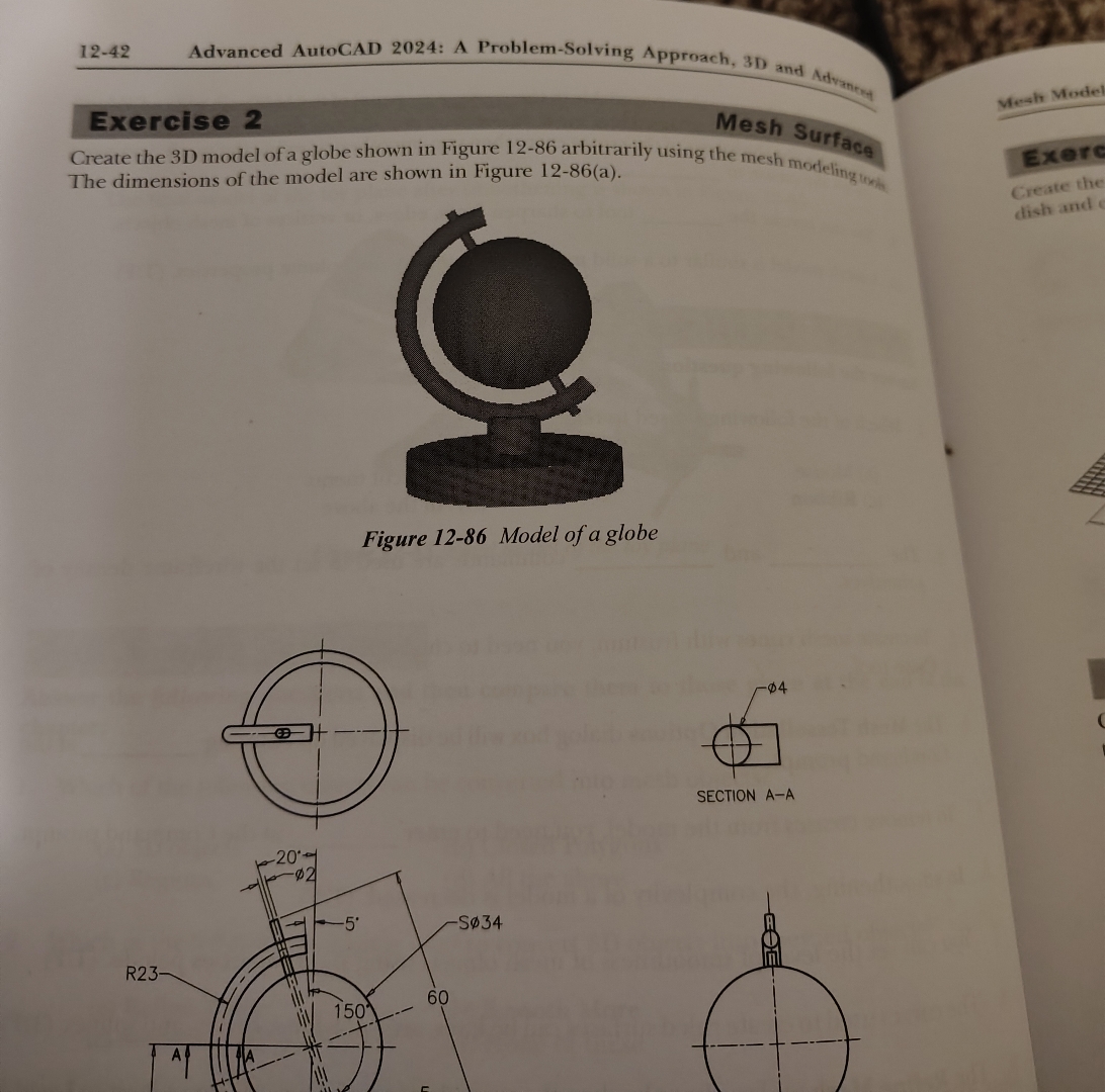 12-42Advanced AutoCAD 2024: A Problem-Solving | Chegg.com