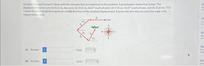 Solved Multiple Concept Example 9 deals with the concepts | Chegg.com