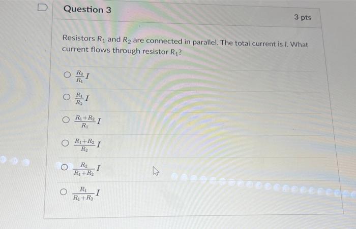 Solved Resistors R1 and R2 are connected in parallel. The | Chegg.com