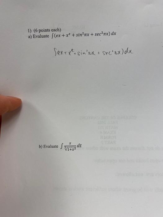Solved 5) (12 points) a) Graph the area A of the region | Chegg.com