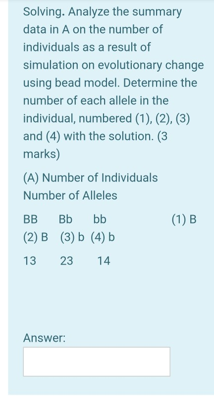 Solved Solving. Result of sampling with replacement on the | Chegg.com