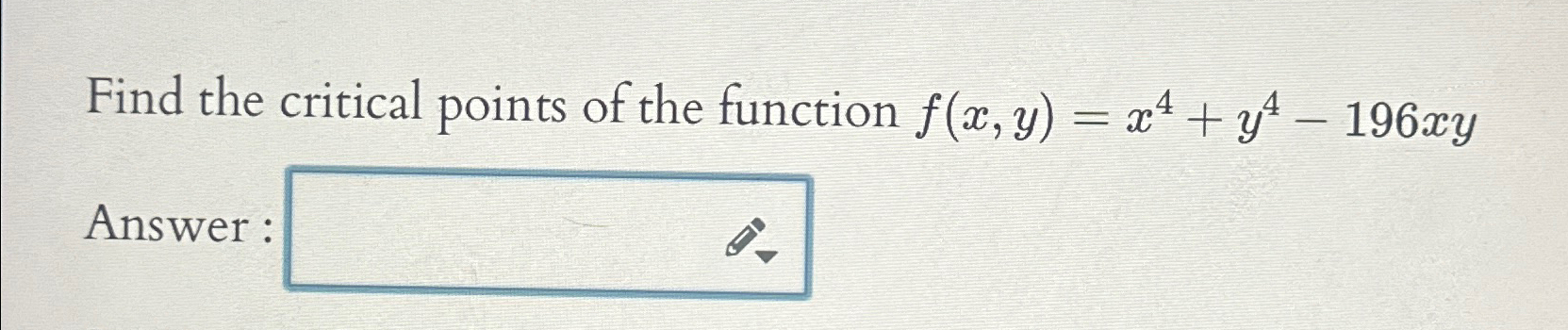 Solved Find the critical points of the function | Chegg.com