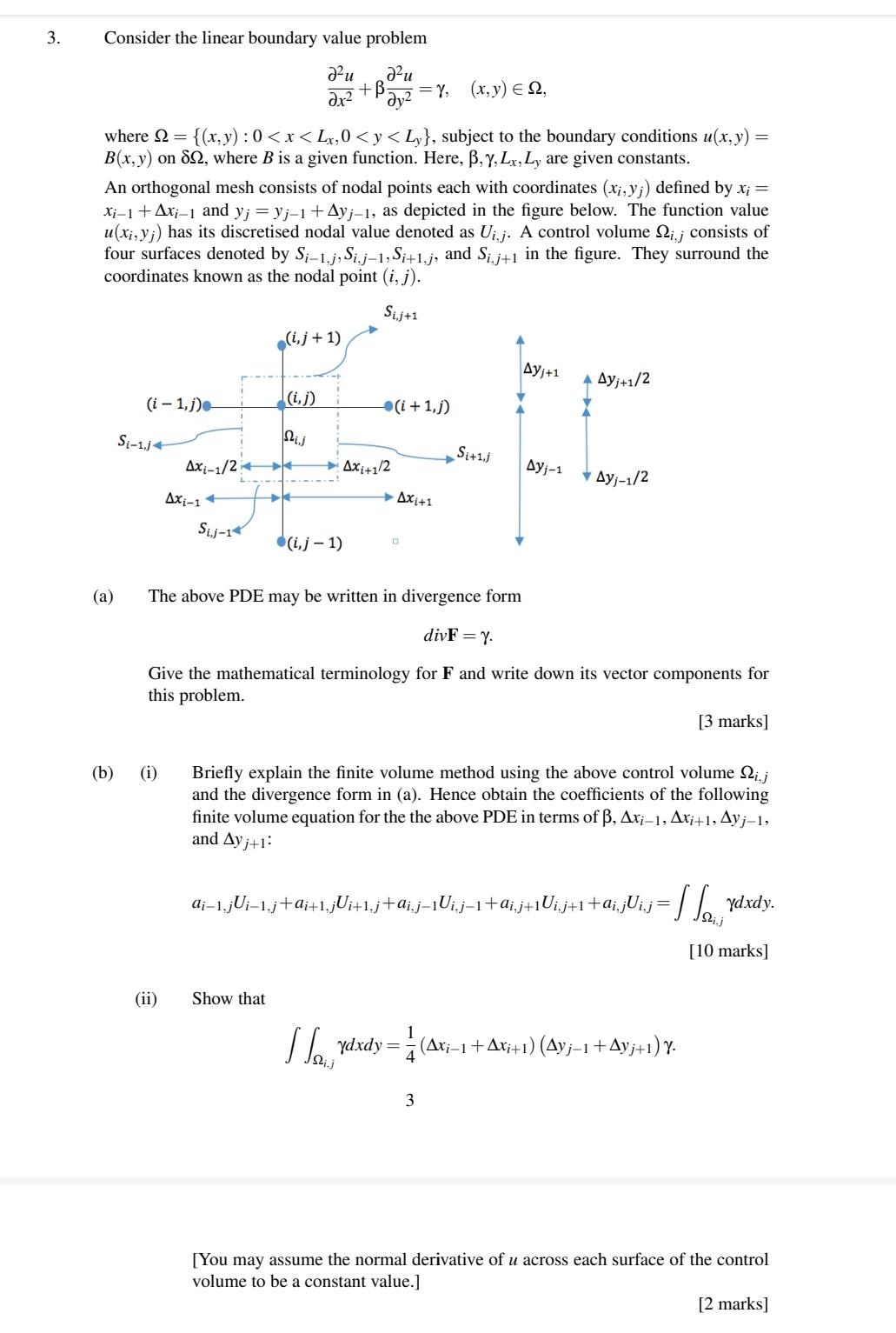 3. Consider the linear boundary value problem 22u деи | Chegg.com