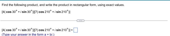 Solved Find the following product, and write the product in | Chegg.com