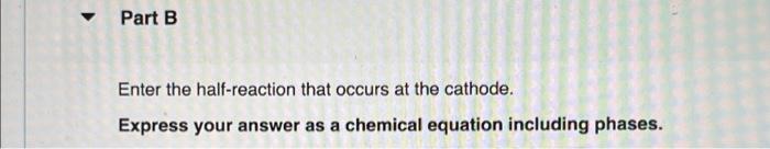 Solved Predict the half-reactions occurring at the anode and | Chegg.com