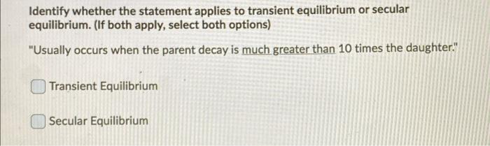 Solved Identify whether the statement applies to transient | Chegg.com
