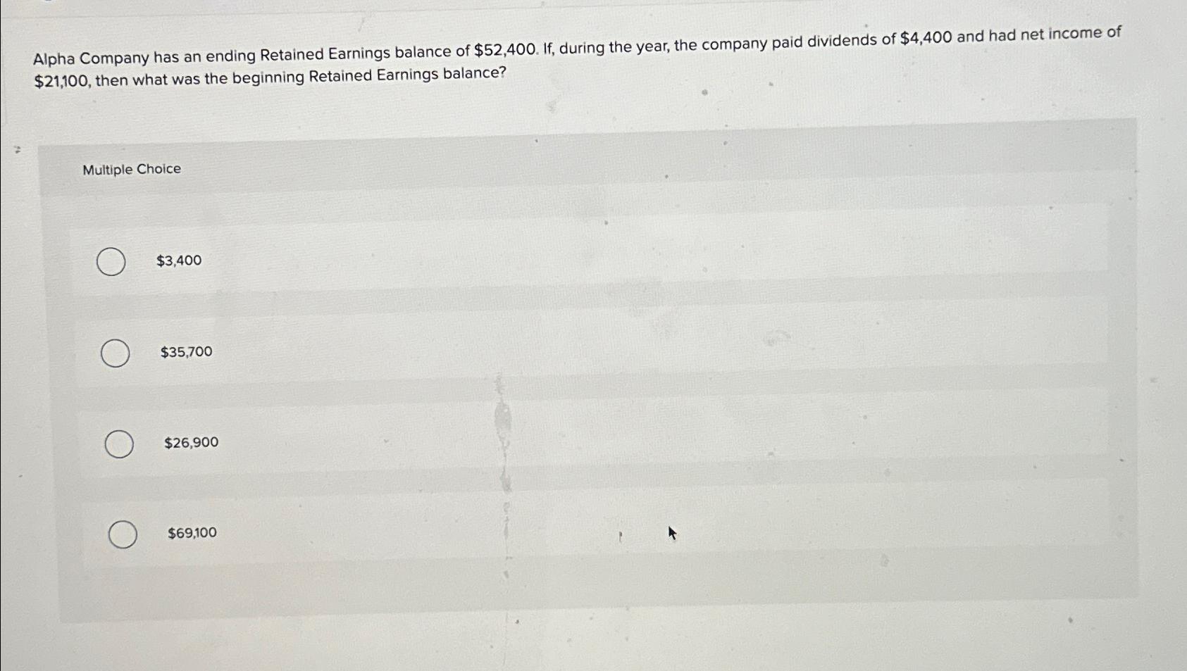 Solved Alpha Company has an ending Retained Earnings balance | Chegg.com