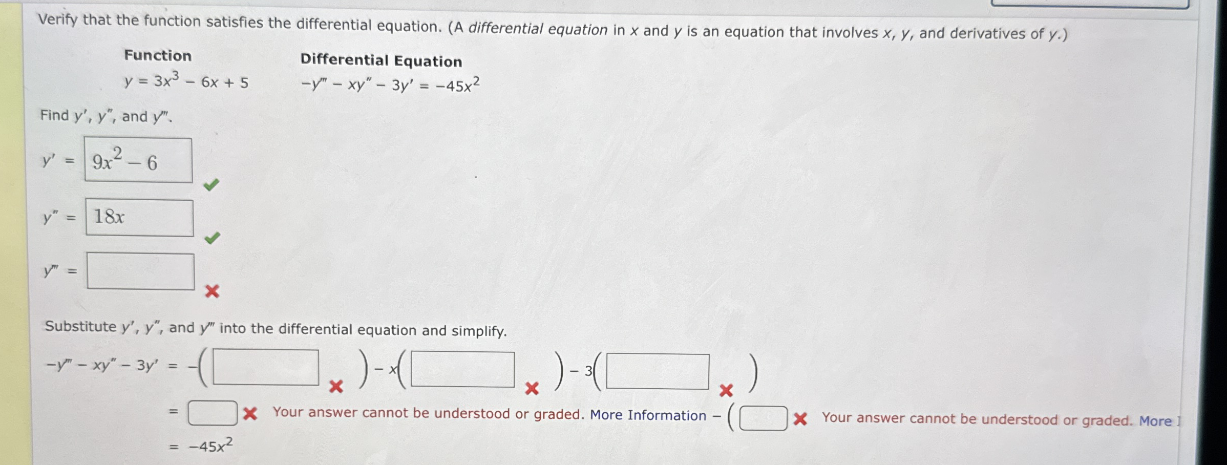 Solved Verify that the function satisfies the differential | Chegg.com