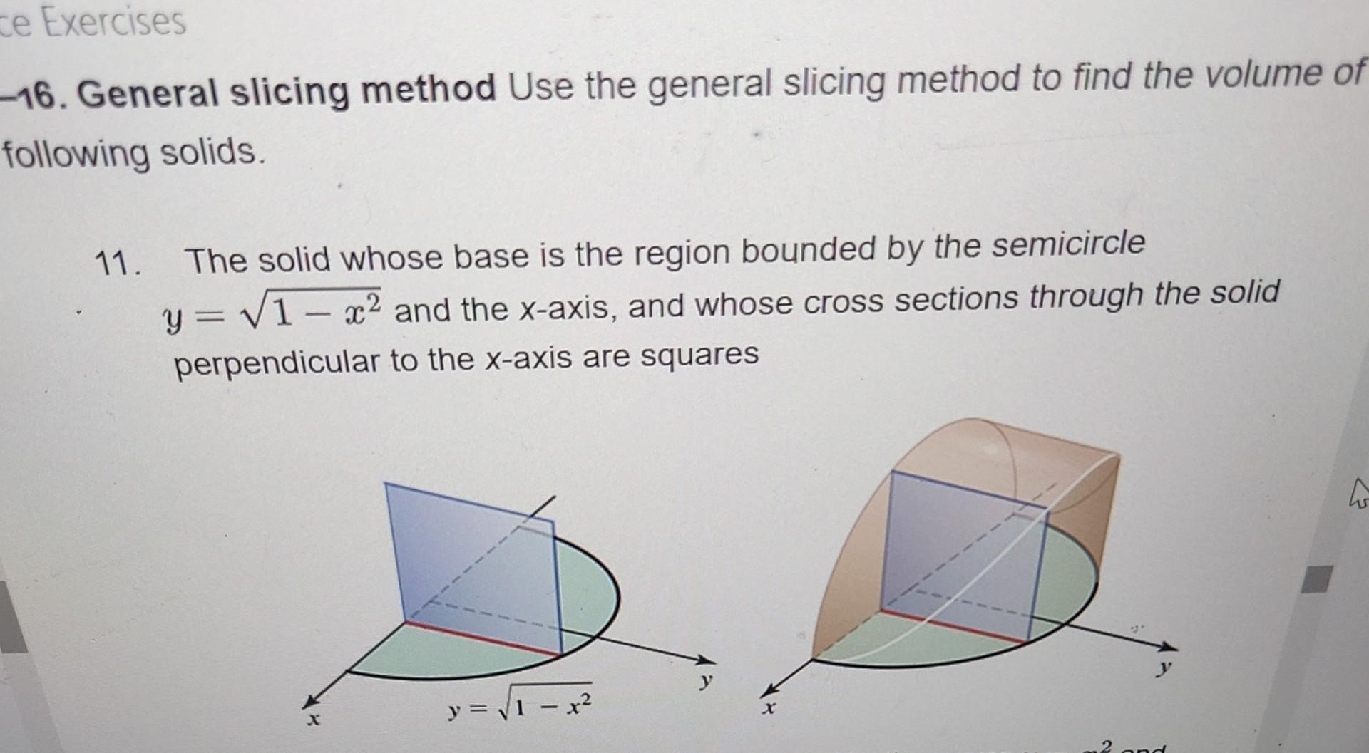 Solved 6 General Slicing Method Use The General Slicing