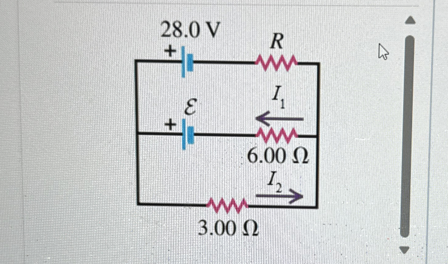 Solved Find the current in resistor R.RevieIn the circuit | Chegg.com
