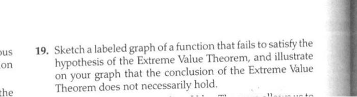 Solved 9. Sketch a labeled graph of a function that fails to | Chegg.com