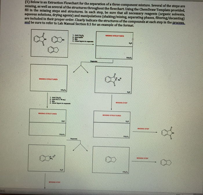 1 Below Is An Extraction Flowchart For The