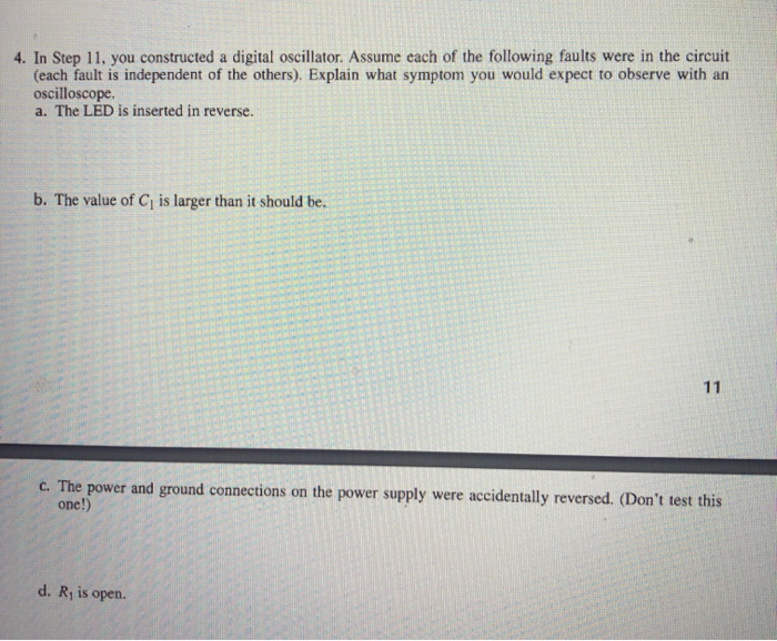 Solved +5.0 V 555 64 RESET Vcc 2.7kl3 DISCH our 1.0 k 12 | Chegg.com