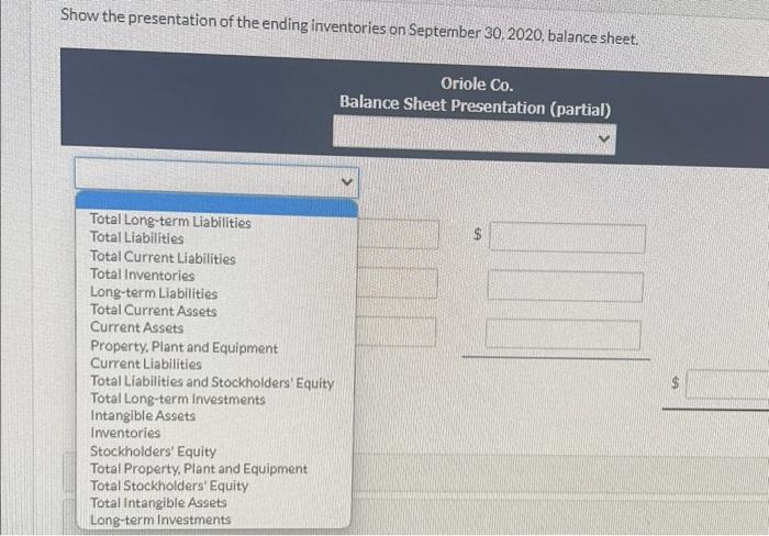 Solved An analysis of the accounts of Oriole Company reveals | Chegg.com