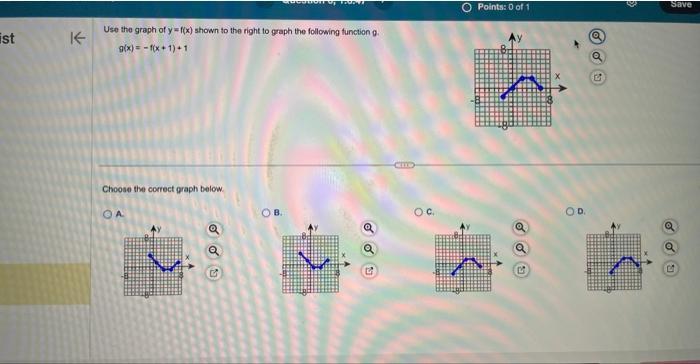 Solved Use the graph of y=f(x) shown to the right to graph | Chegg.com