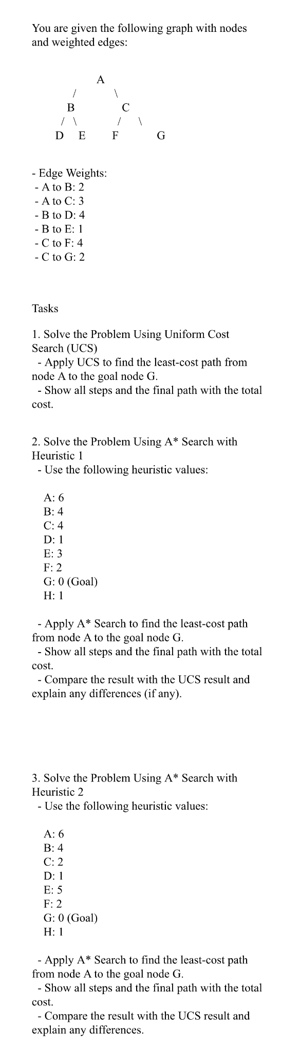 Solved You are given the following graph with nodes and | Chegg.com
