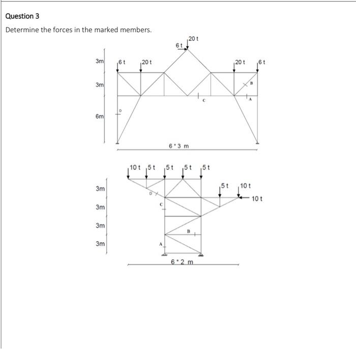 Solved Question 1 Classify the following beams and frames as | Chegg.com