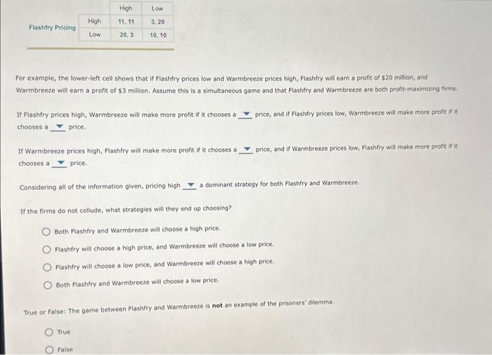 Solved 6. Using a payoff matrix to determine the equilibrium | Chegg.com