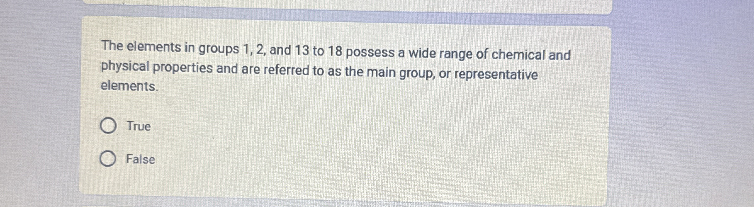 Solved The elements in groups 1,2 , ﻿and 13 ﻿to 18 ﻿possess | Chegg.com