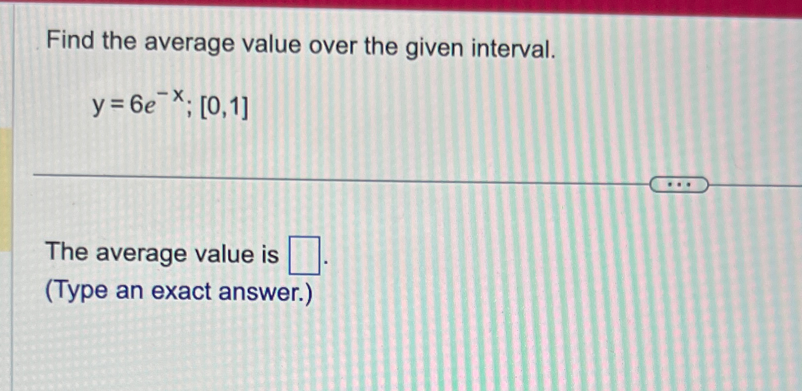 Solved Find the average value over the given | Chegg.com