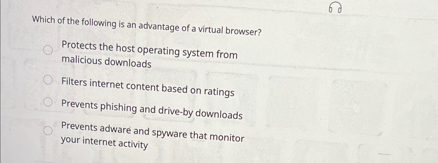 Solved Which of the following is an advantage of a virtual | Chegg.com