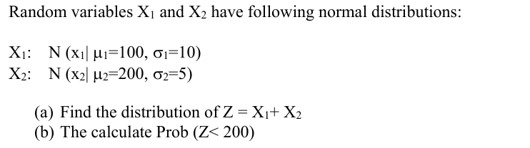 Solved Random variables x_(1) ﻿and x_(2) ﻿have following | Chegg.com