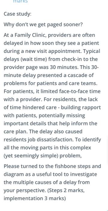 Case study: Why don't we get paged sooner? At a | Chegg.com