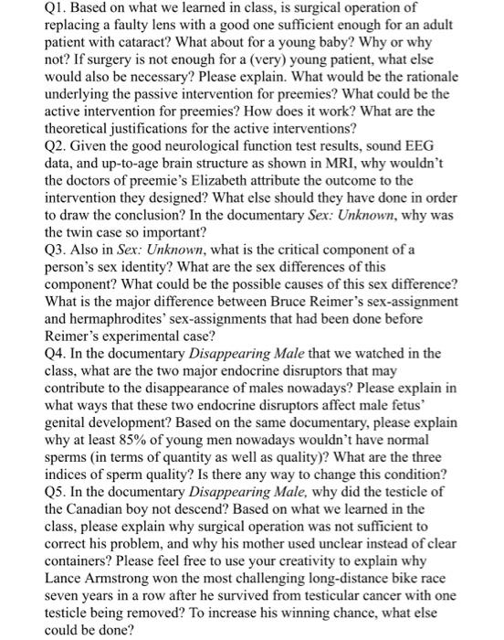 Solved Q1. Based on what we learned in class, is surgical | Chegg.com