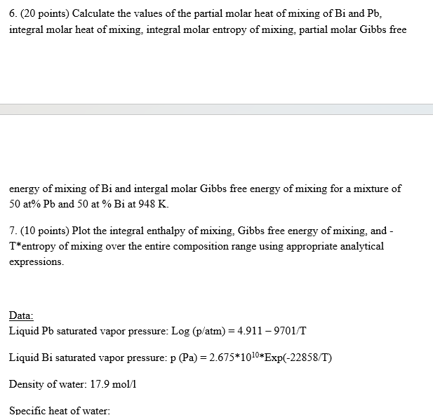 Solved ( 20 ﻿points) ﻿Calculate the values of ﻿the partial | Chegg.com