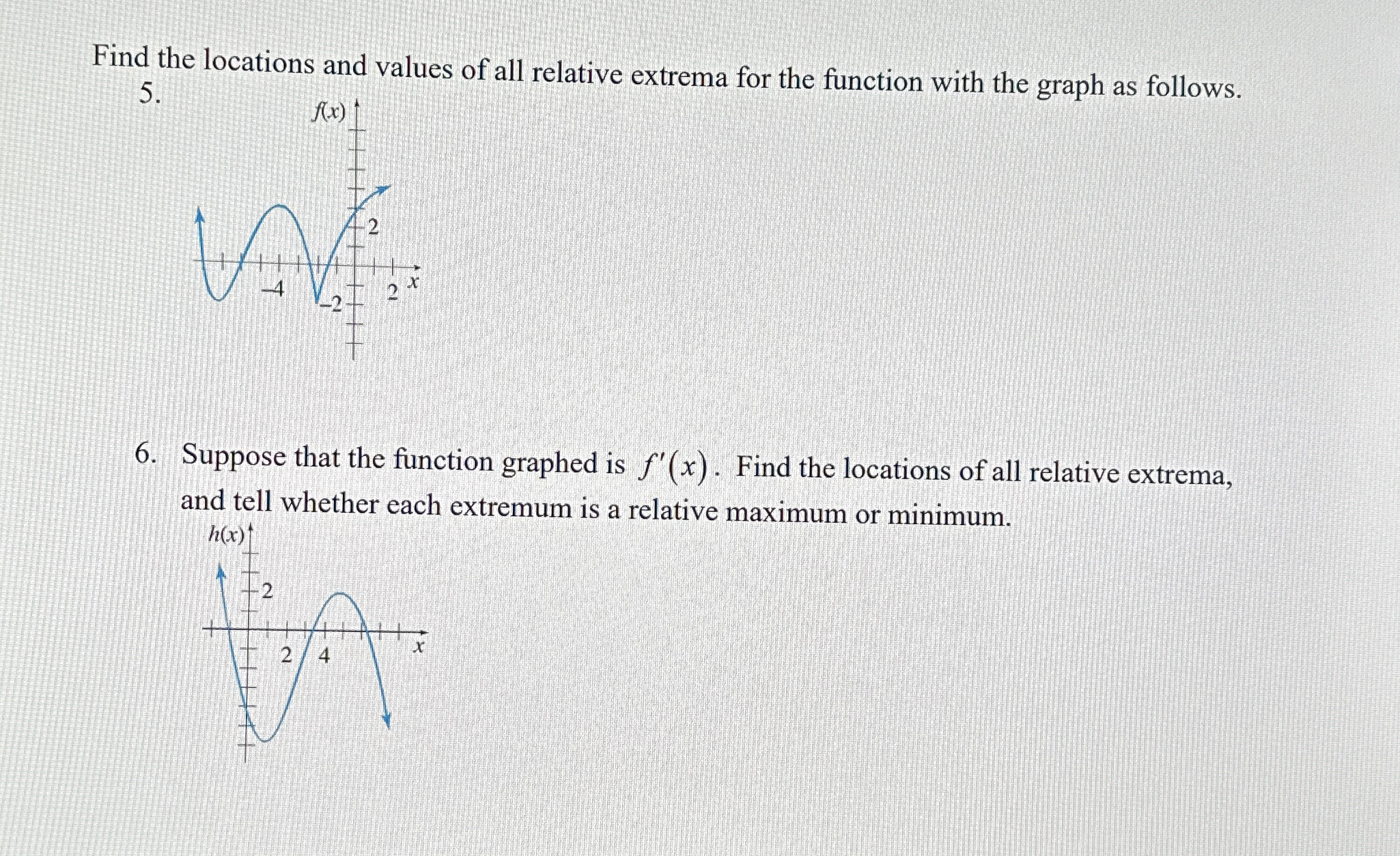 Solved Find the locations and values of all relative extrema | Chegg.com