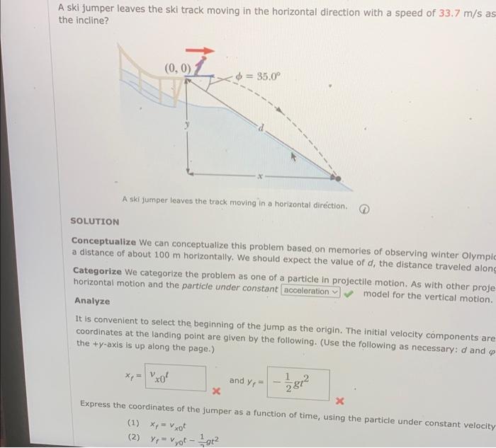 Solved It is convenient to select the beginning of the jump | Chegg.com