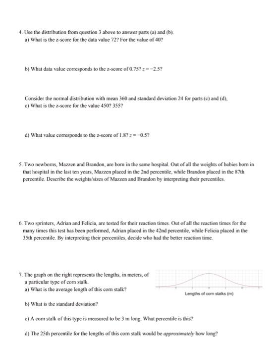 Solved For questions 1-3, draw a normal curve and shade an | Chegg.com