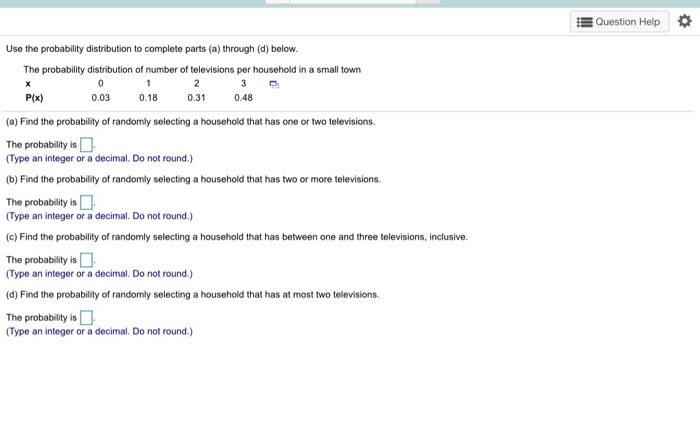 Solved Question Help Decide whether the graph represents a | Chegg.com