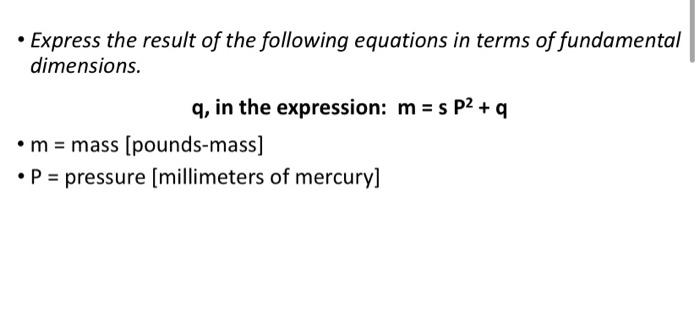 Solved - Express the result of the following equations in | Chegg.com