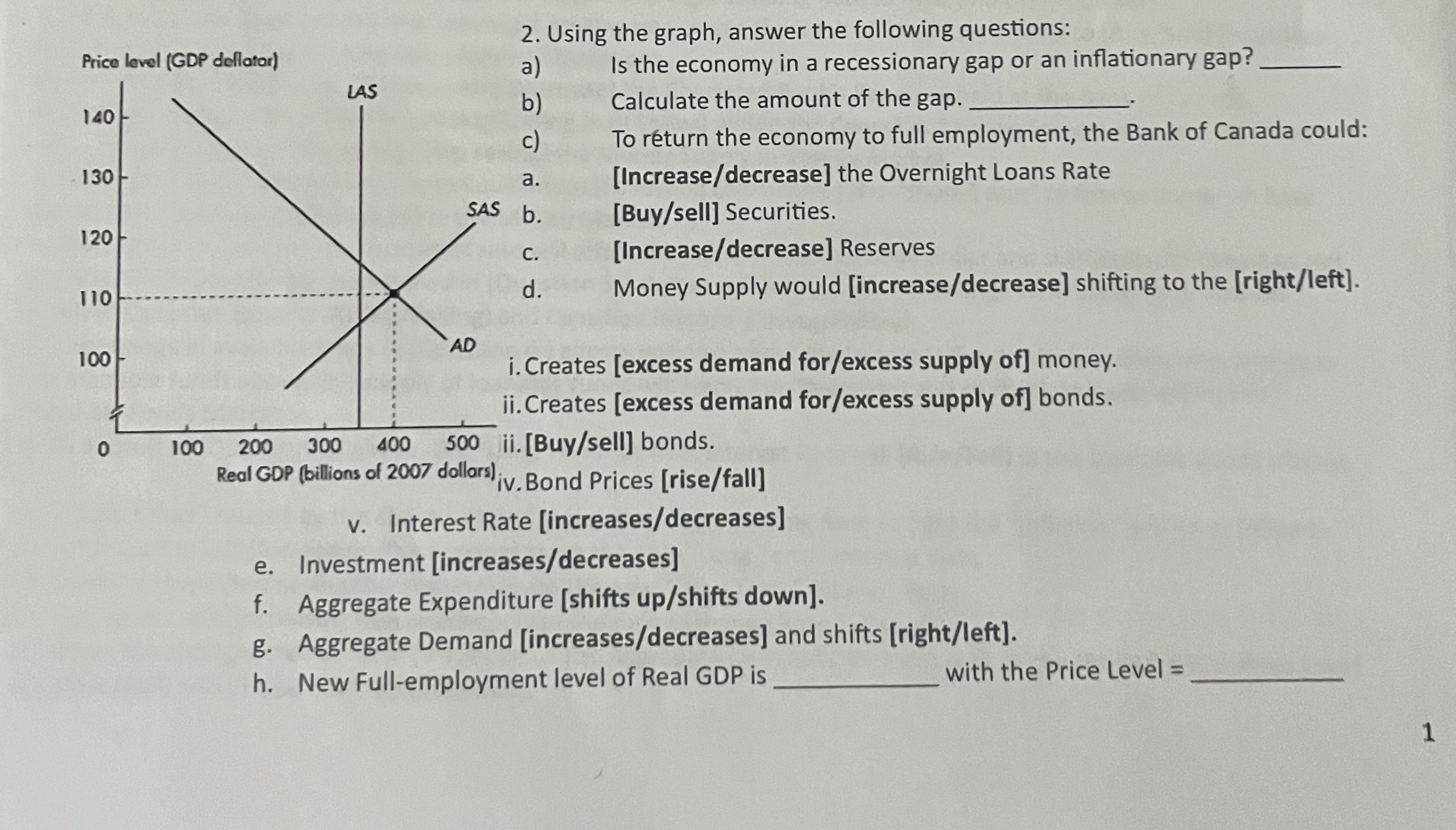 Solved Using the graph, answer the following questions:a) | Chegg.com