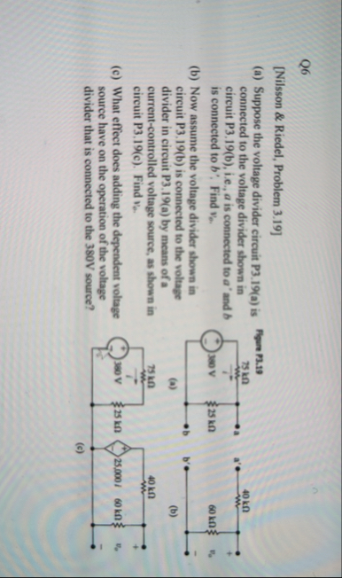 Solved Q6[Nilsson Q6[Nilsson Q6[Nilsson & Riedel, Problem | Chegg.com