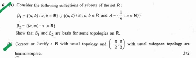 Solved (a) ﻿Consider the following collections of subsets of | Chegg.com