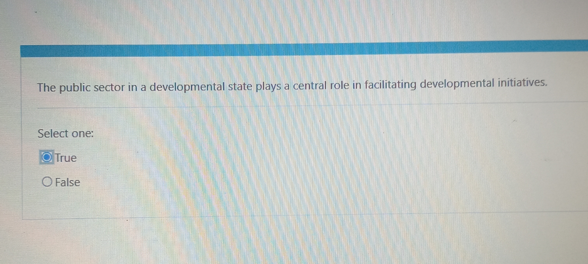 Solved The public sector in a developmental state plays a | Chegg.com