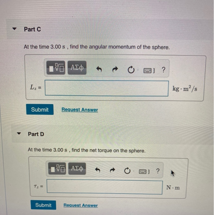 Solved Item 9 Part A A hollow, thin-walled sphere of mass | Chegg.com