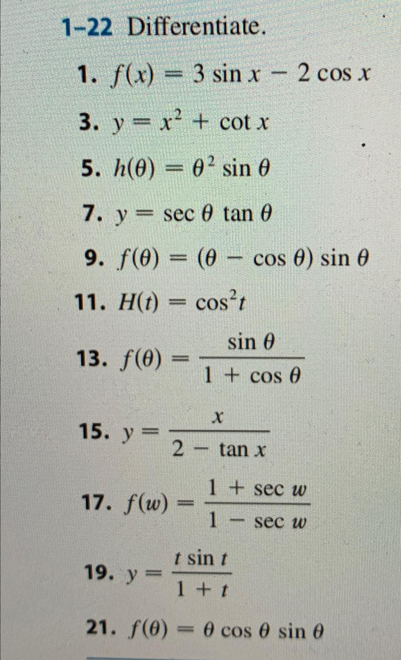 Solved 1-22 | Chegg.com