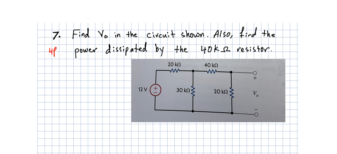 Solved Find V0 ﻿in the circuit shown. Also, find the up | Chegg.com