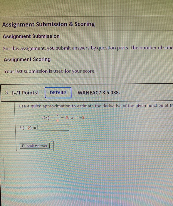 Solved Assignment Submission & Scoring Assignment Submission | Chegg.com