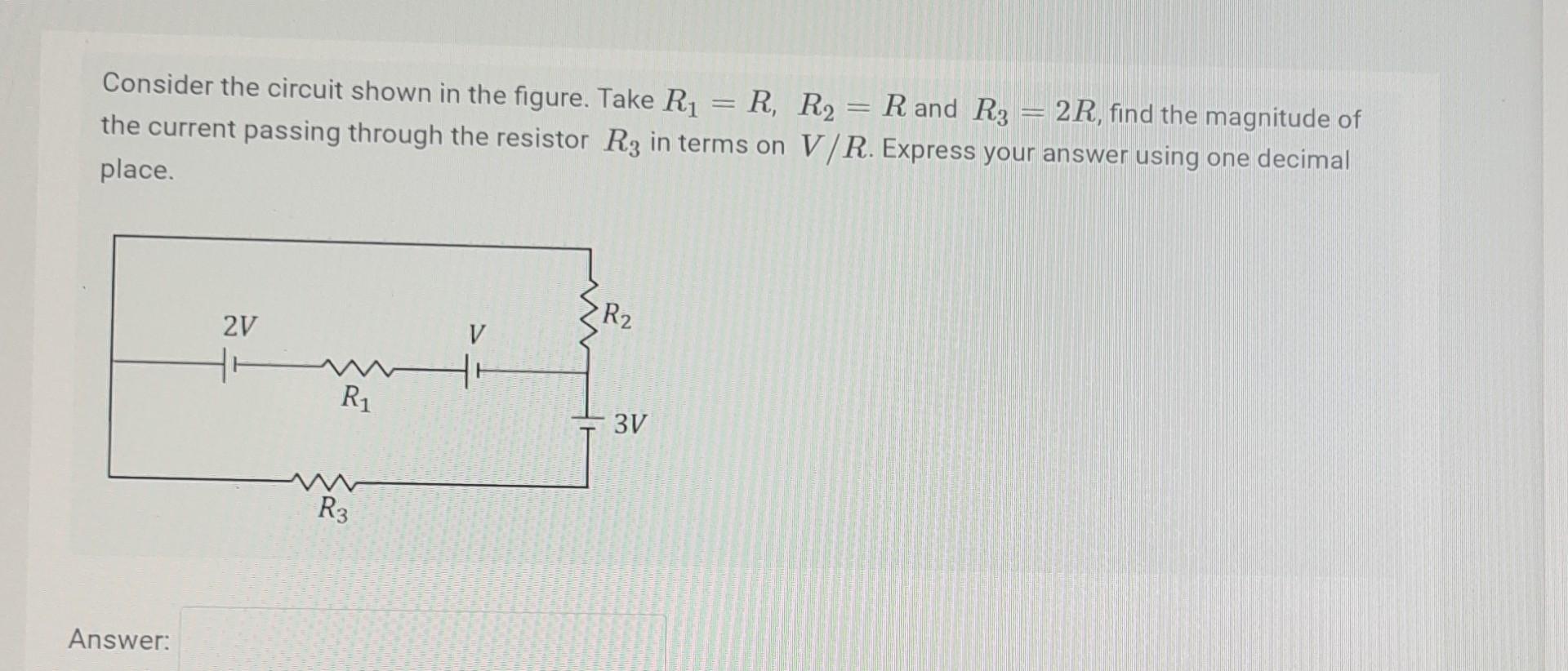 Solved Consider the circuit shown in the figure. Take | Chegg.com