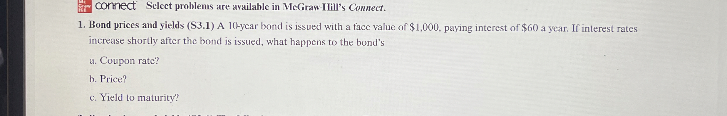 Solved connect Select problems are available in | Chegg.com