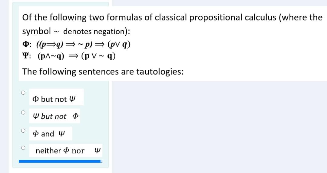 Solved Of the following two formulas of classical | Chegg.com