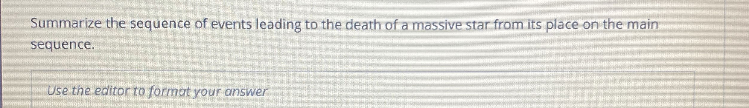 Solved Summarize the sequence of events leading to the death | Chegg.com