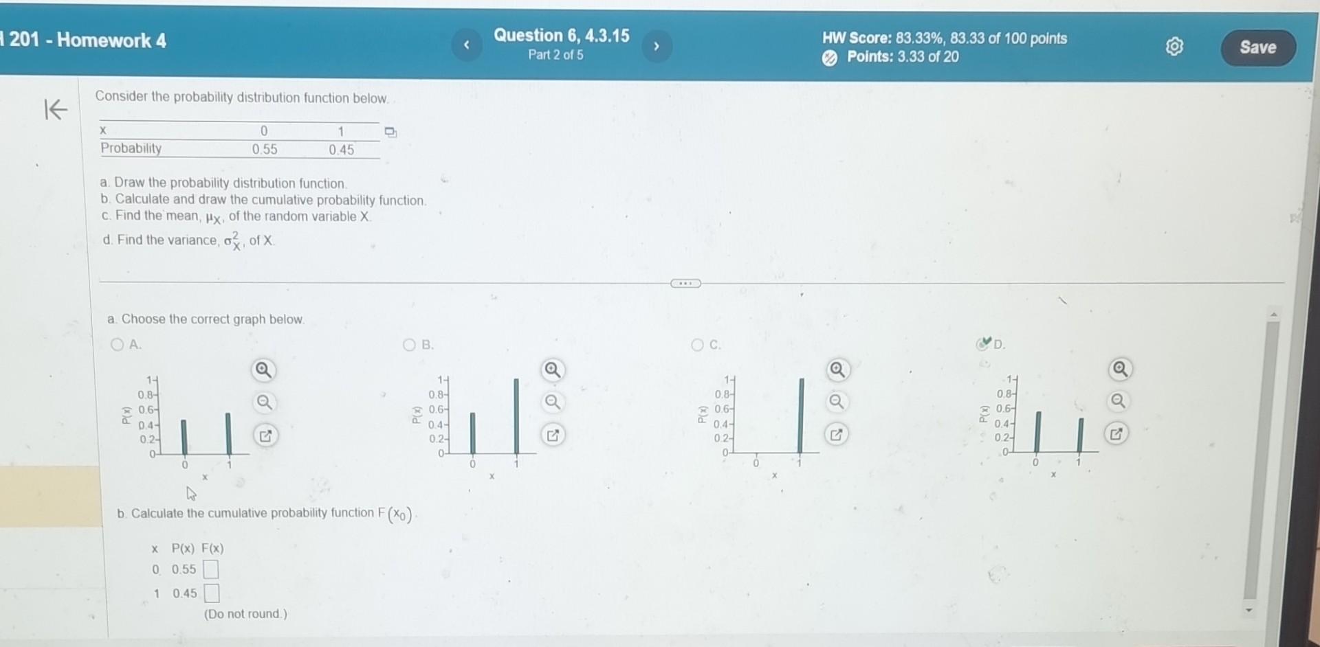 Solved Consider the probability distribution function | Chegg.com