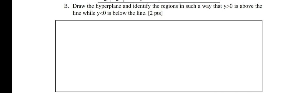 Solved Question 3: (12Points) Consider the hyperplane | Chegg.com