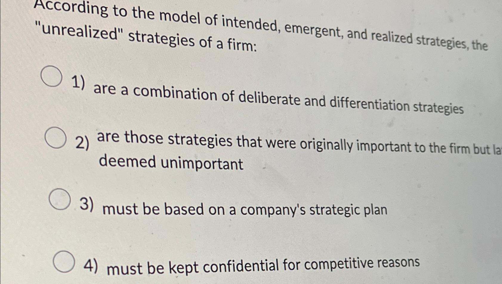 Solved According to the model of intended, emergent, and | Chegg.com
