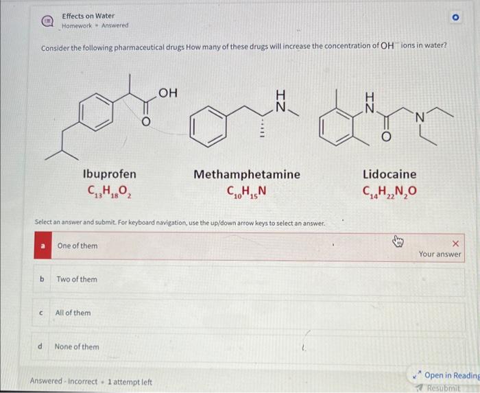 Solved Consider the following phamaceutical drugs How many | Chegg.com